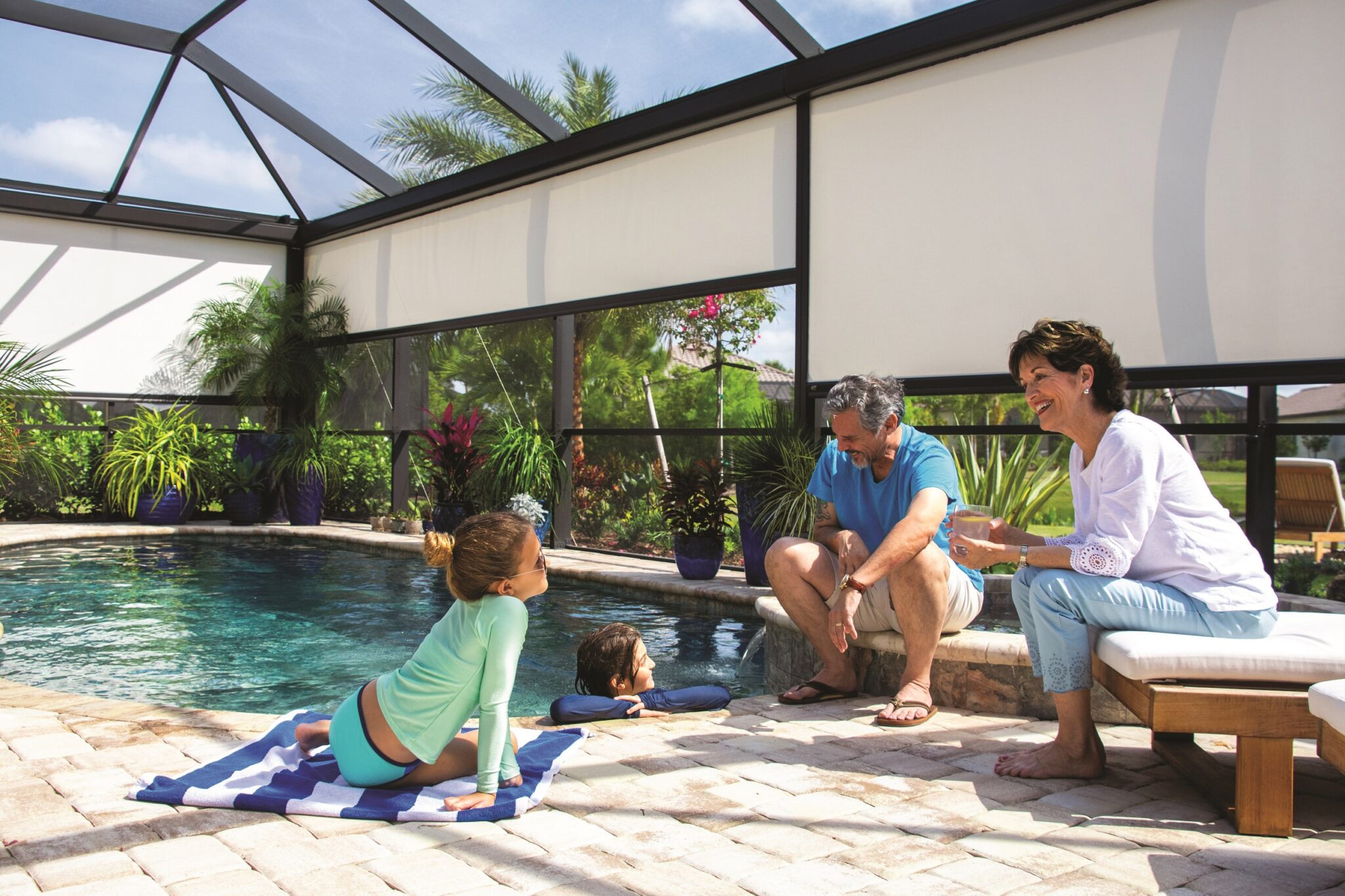 Genius Retractable Motorized Insect Screen Model 6+ - DIY Screens Direct